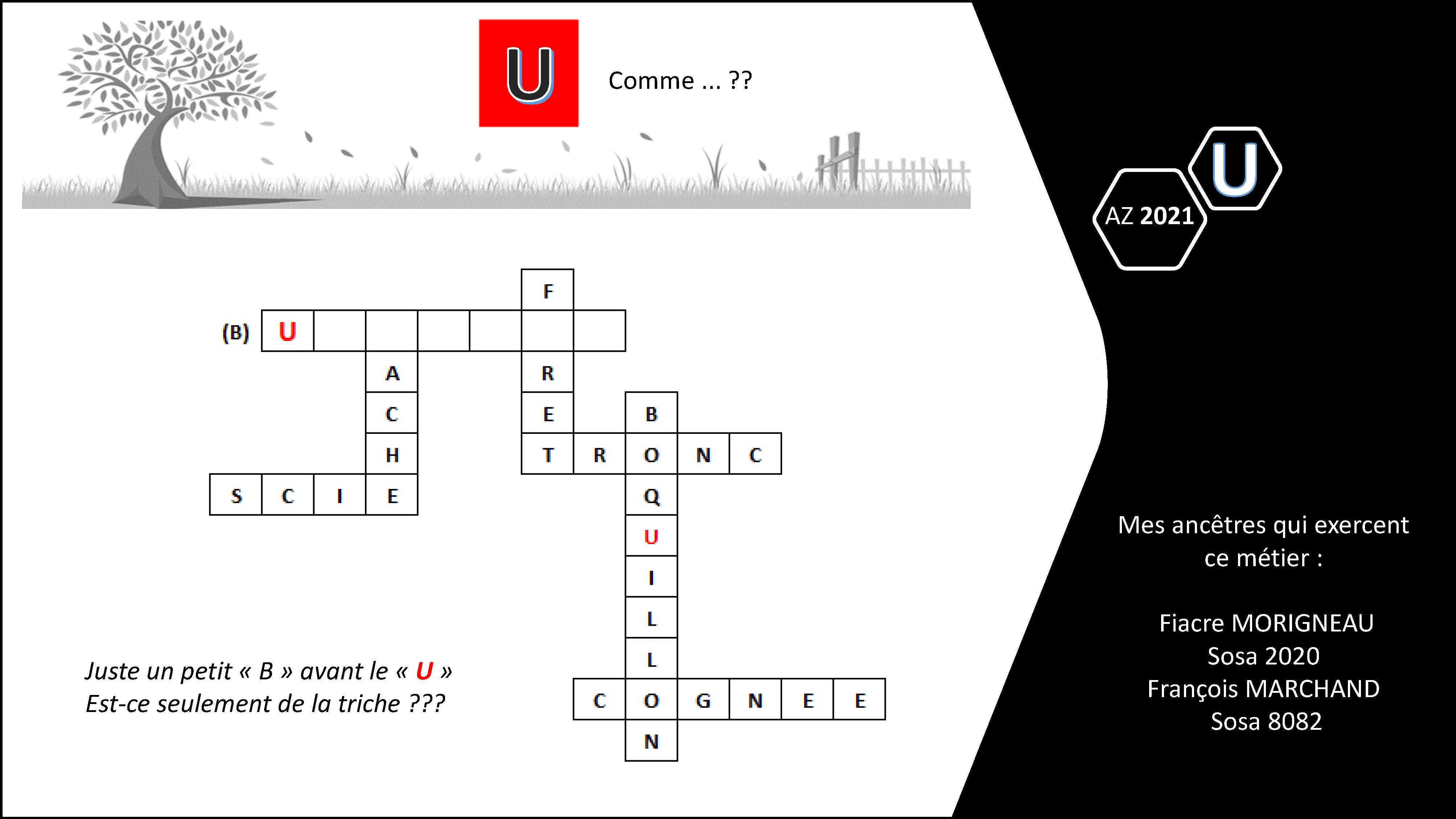 U … Comme Fiacre et François | Généa-Scribe
