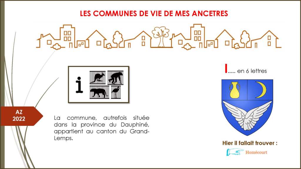 I... Comme « Indice Inutile » - Généa-Scribe