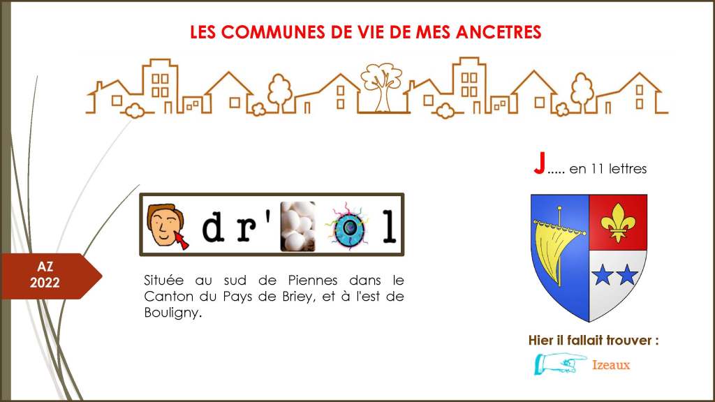 J... Comme « Jouer à chercher » - Généa-Scribe