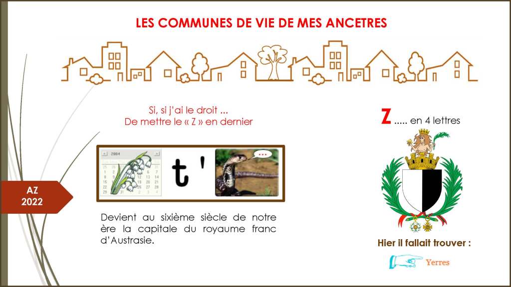 Z ... Comme « Z’ai fini» - Généa-Scribe